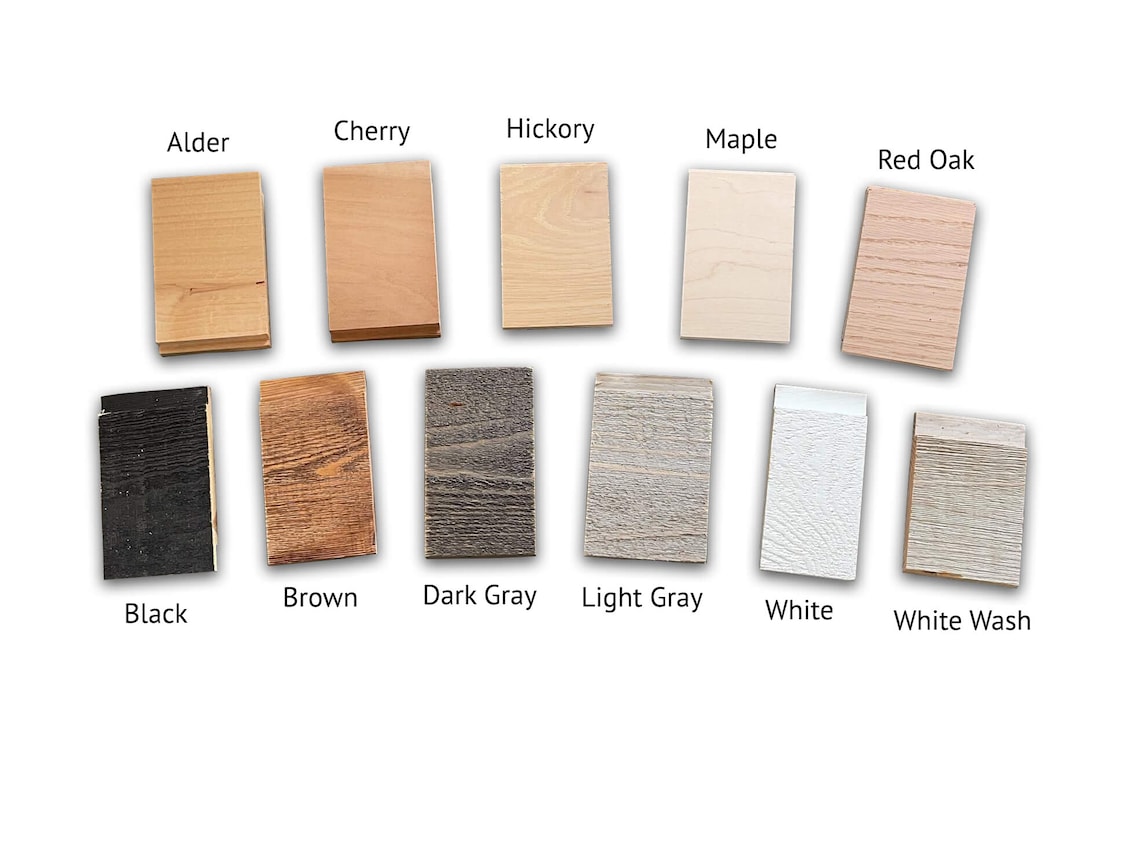 Shiplap Plank Sample Kit - Etsy