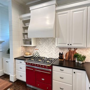 Castlewood Cascade Curved Wood Range Hood - Maple - Etsy