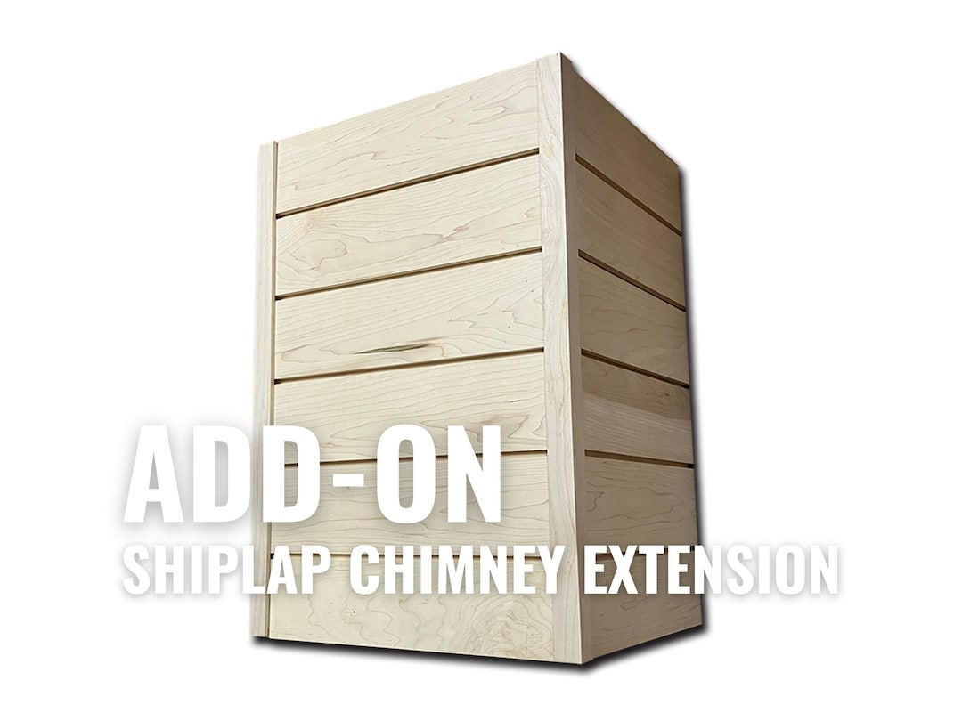 Add on - Chimney Extension, Shiplap Range Hoods Only, Wood Range Hood ...