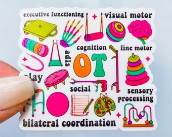 Putting the Fine in Fine Motor Skills Sticker // Occupational - Etsy