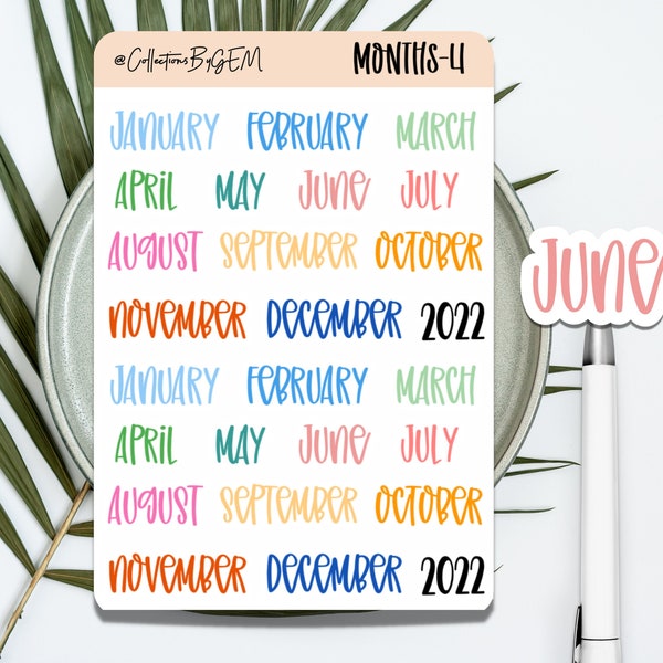 School Year Planner Stickers - Etsy
