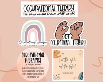 Occupational Therapy Stickers | Etsy