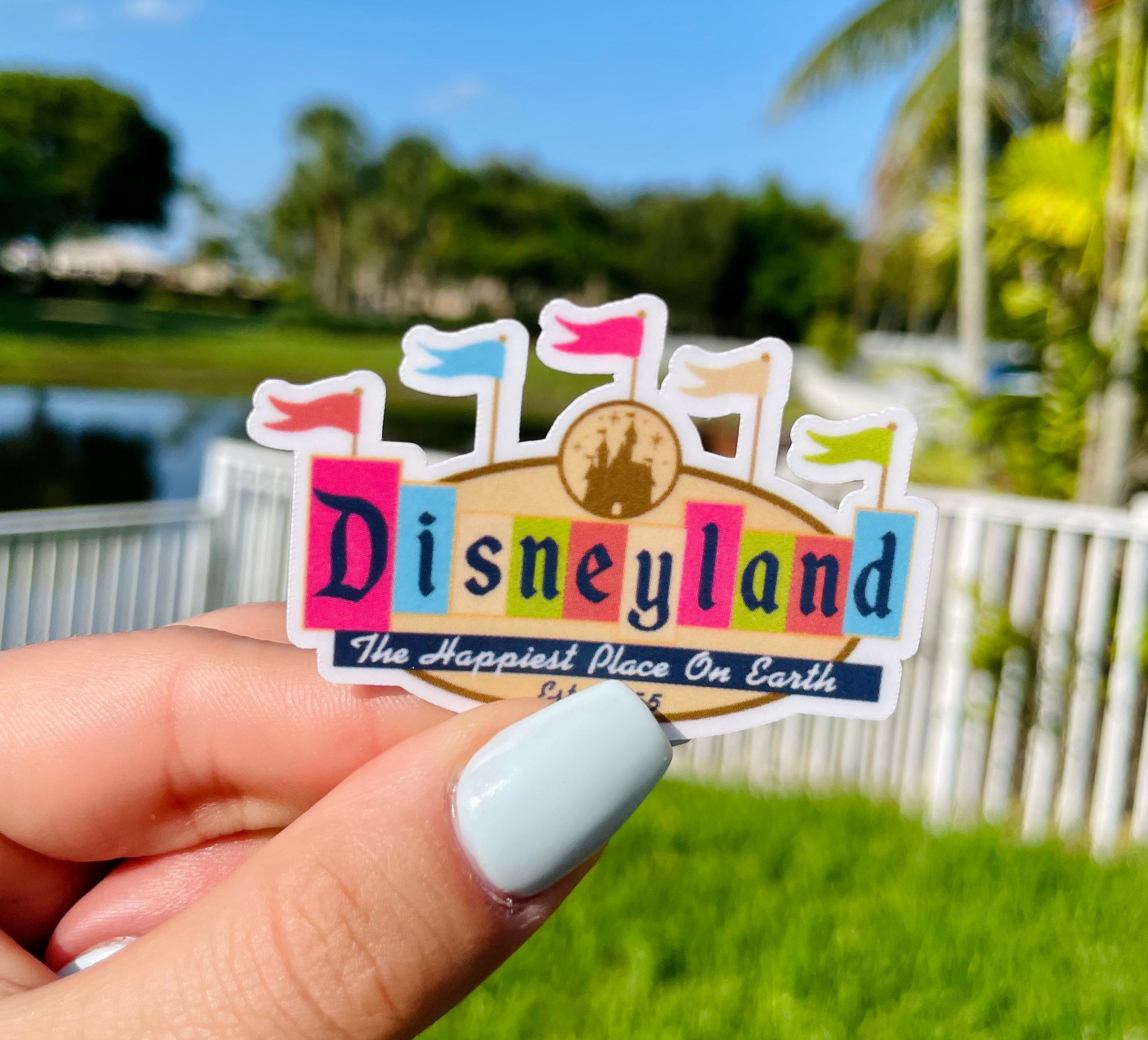 Vintage Disneyland Stickers/ Retro Mickey Disney Parks Castle - Etsy