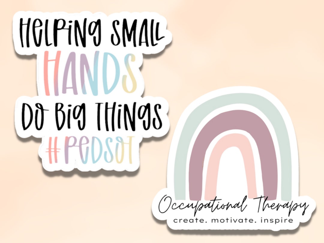 Pediatric Occupational Therapy Stickers/ Peds OT OTA Gift Therapist ...