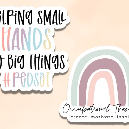 Pediatric Occupational Therapy Stickers/ Peds OT OTA Gift - Etsy