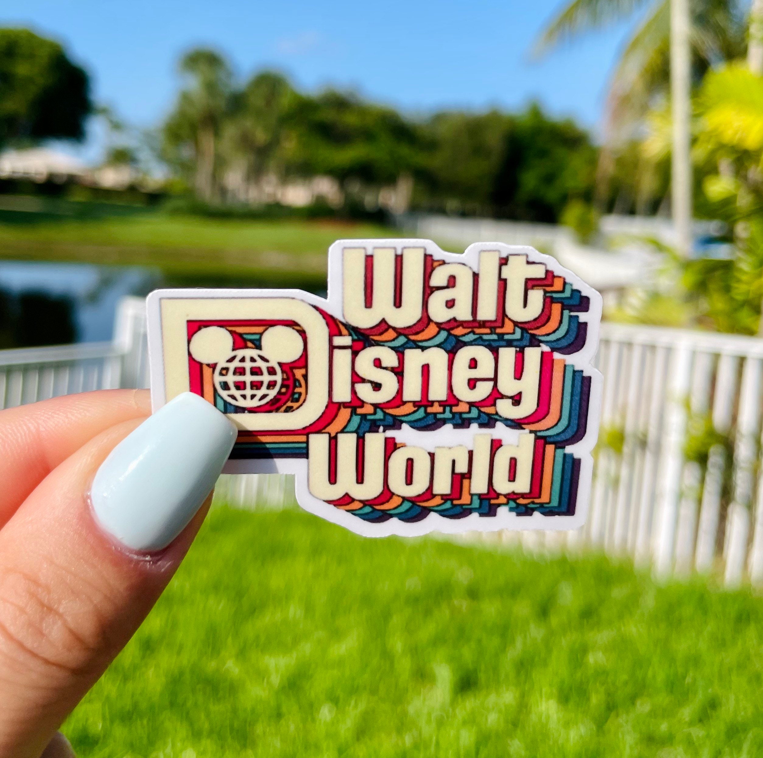 Vintage Disneyland Stickers/ Retro Mickey Disney Parks Castle - Etsy