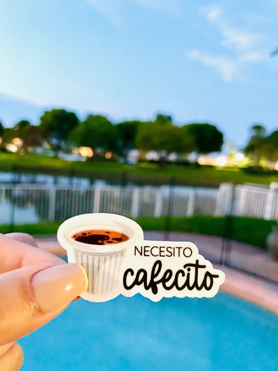 Necesito Cafecito Sticker/ Funny Spanish Colada Miami Vinyl Decal 305 ...