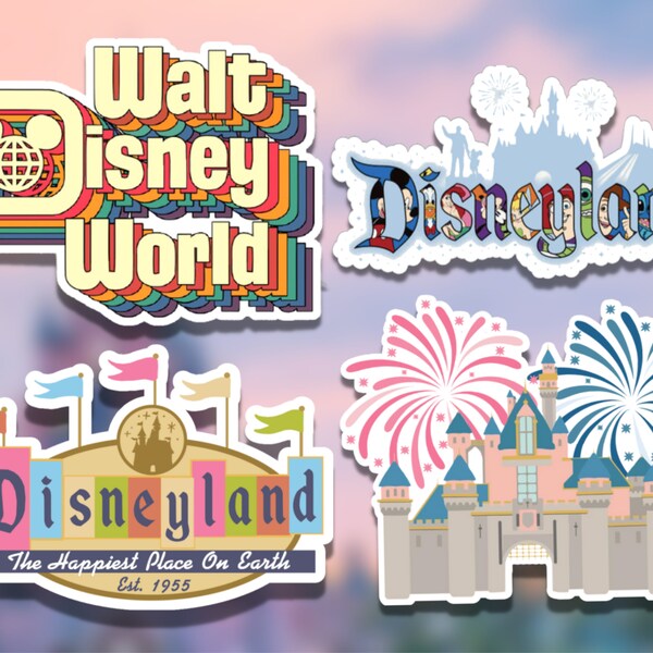 California Adventure Stickers - Etsy