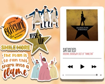 Hamilton Musical Sticker - Etsy