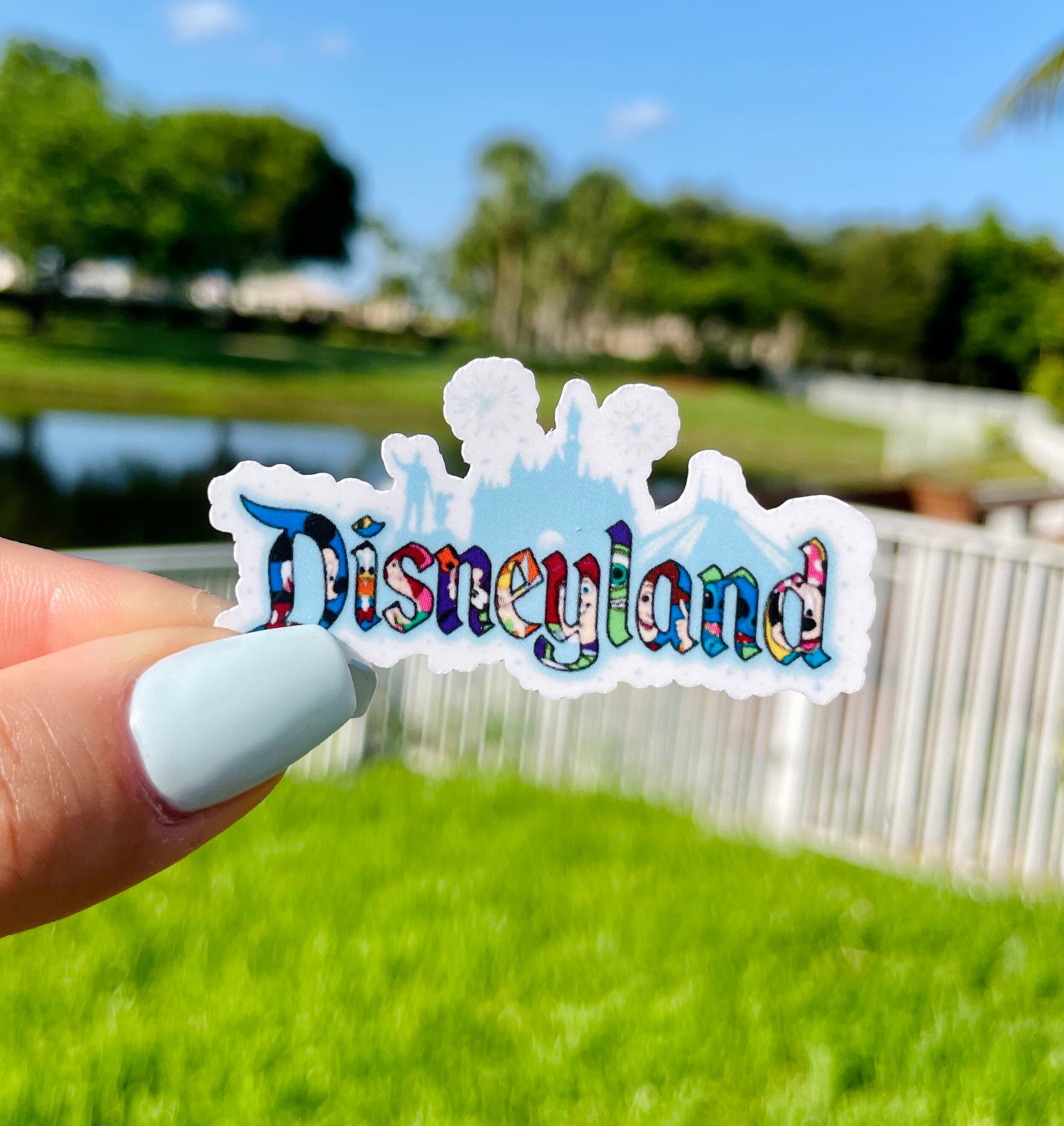 Vintage Disneyland Stickers/ Retro Mickey Disney Parks Castle - Etsy