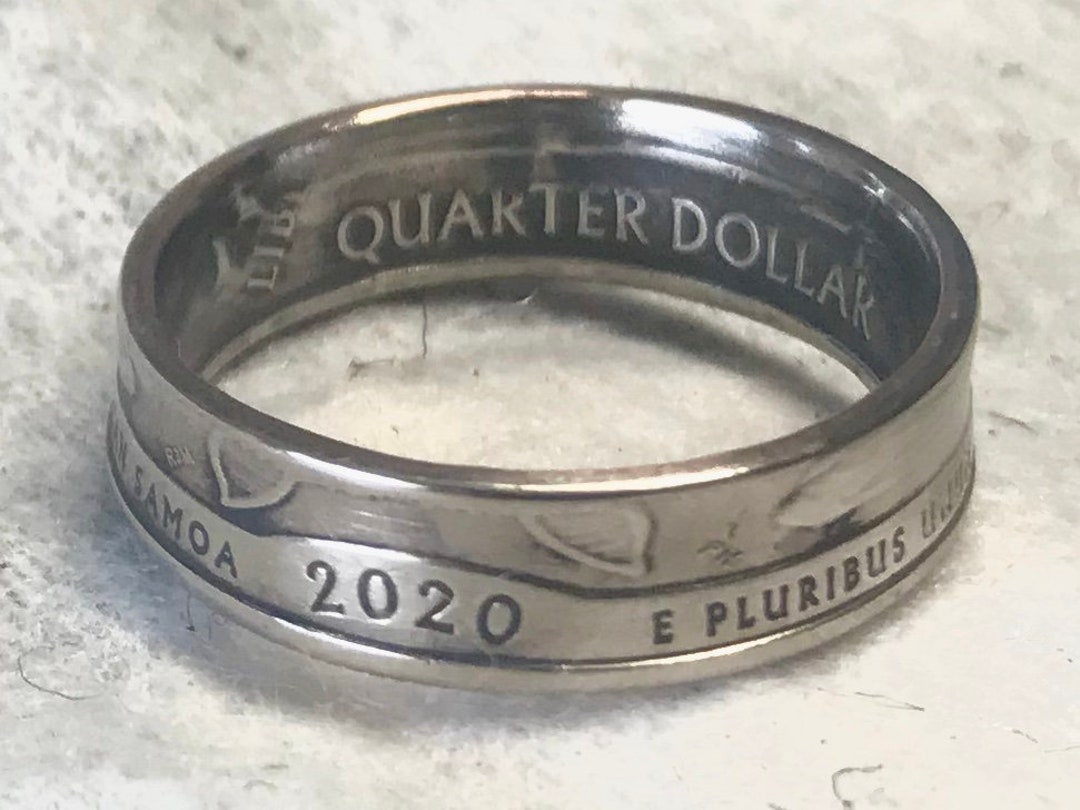 Any Year Quarter Coin Rings - Etsy
