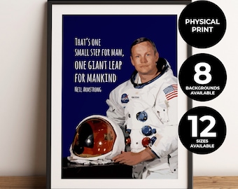 Neil Armstrong Quote - Etsy