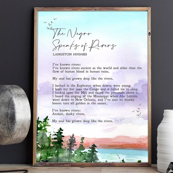 Langston Hughes Poems The Negro Speaks Of Rivers