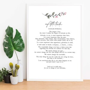 Attitude | Charles Swindoll | Life Advice | Poem | Literature ...