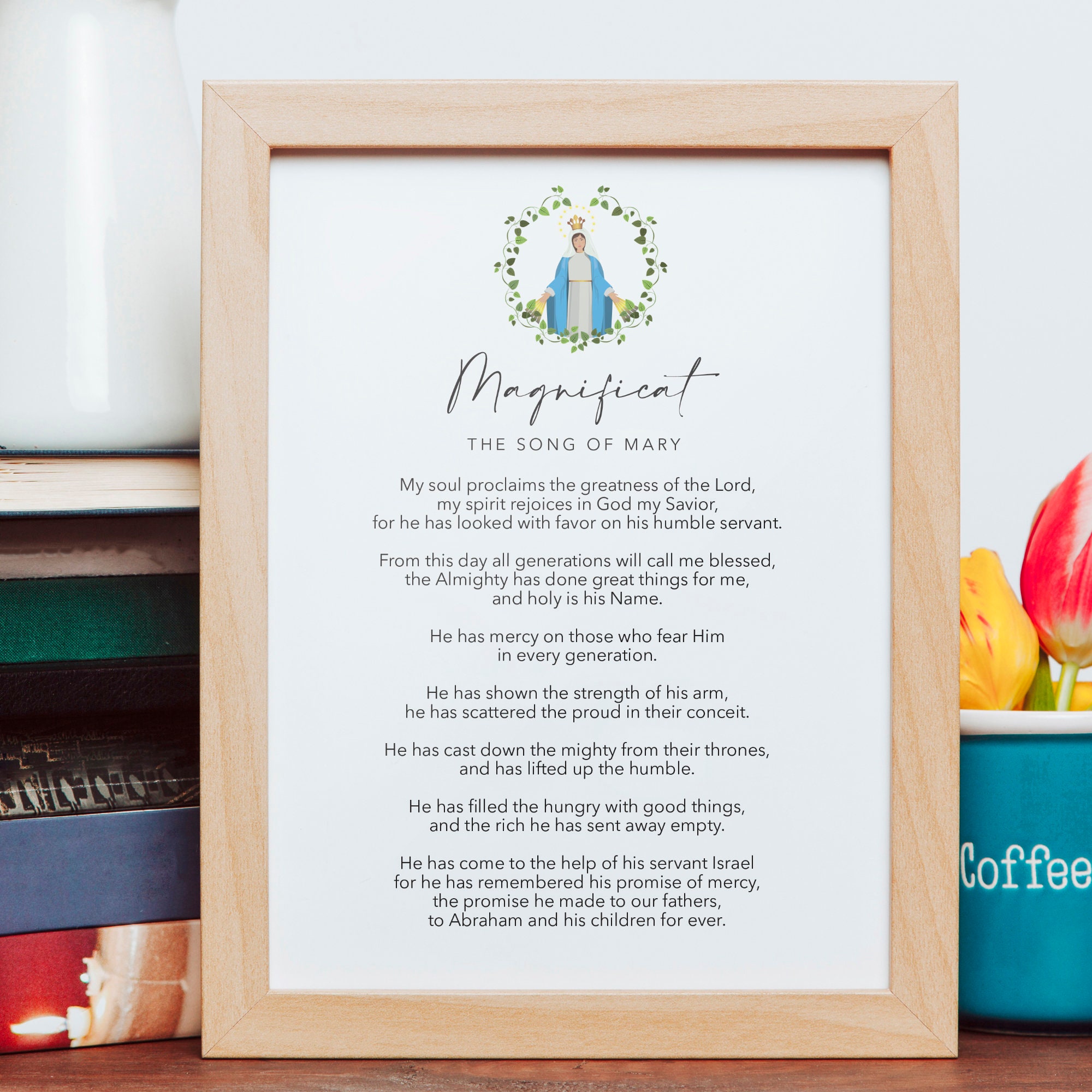 Magnificat | the Song of Mary | Religious | Christian | Wall Art ...