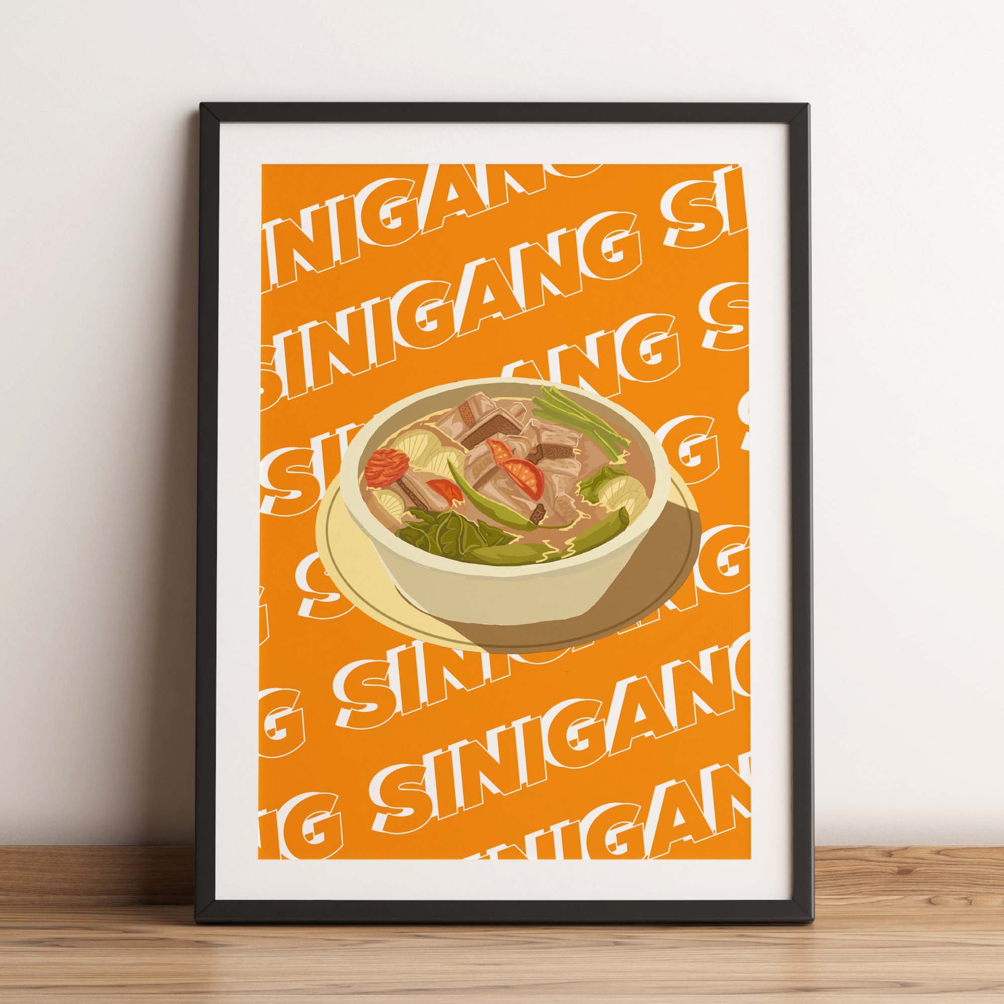 Sinigang Filipino Food Poster Tagalog Cuisine Soup | Etsy