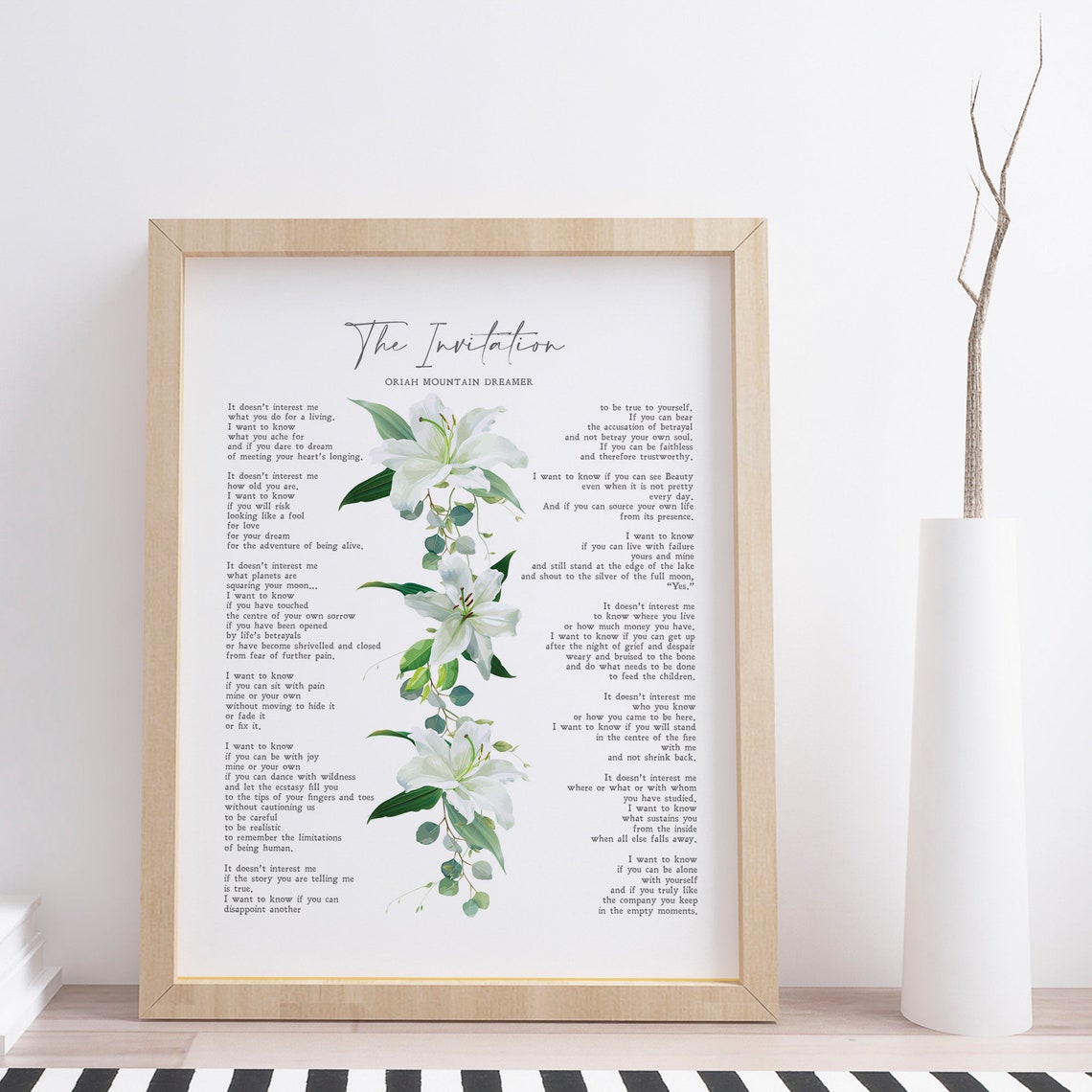 The Invitation Oriah Mountain Dreamer | Poem | Love | Gift | Literary ...