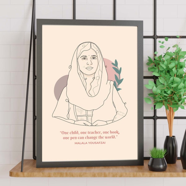 Malala Yousafzai - Etsy