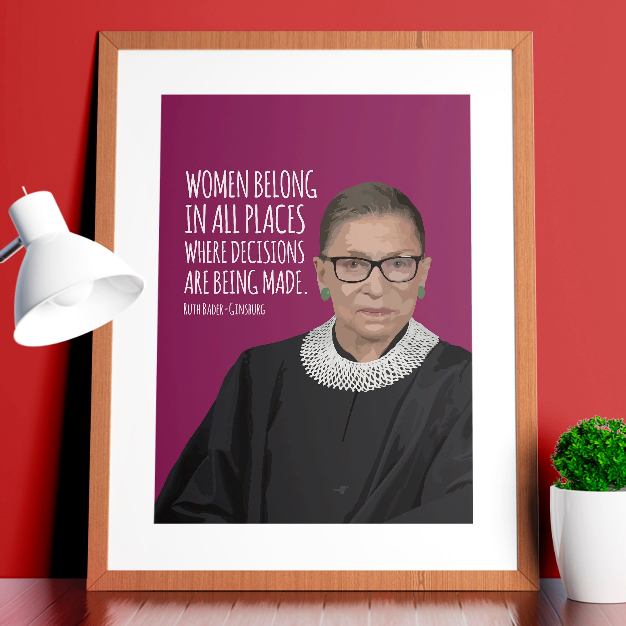 Ruth Bader Ginsburg | Notorious RBG | Women Belong V2 | Quotes ...