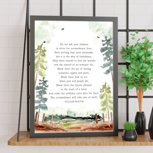 Do Not Ask Your Children to Strive | William Martin | Poem | Life ...