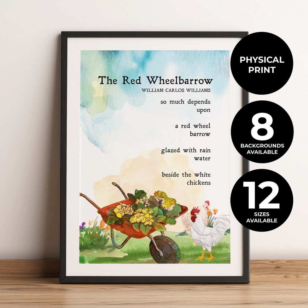 The Red Wheelbarrow | William Carlos Williams | Poem | Illustrated ...