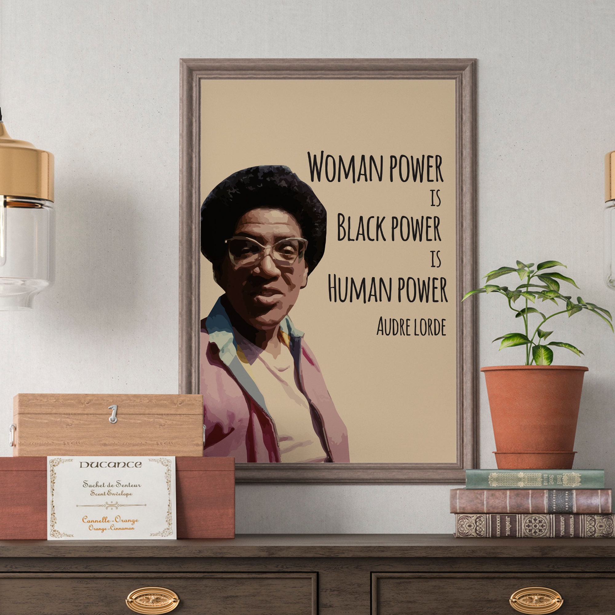 Audre Lorde Woman Power Feminist Civil Rights Activism - Etsy