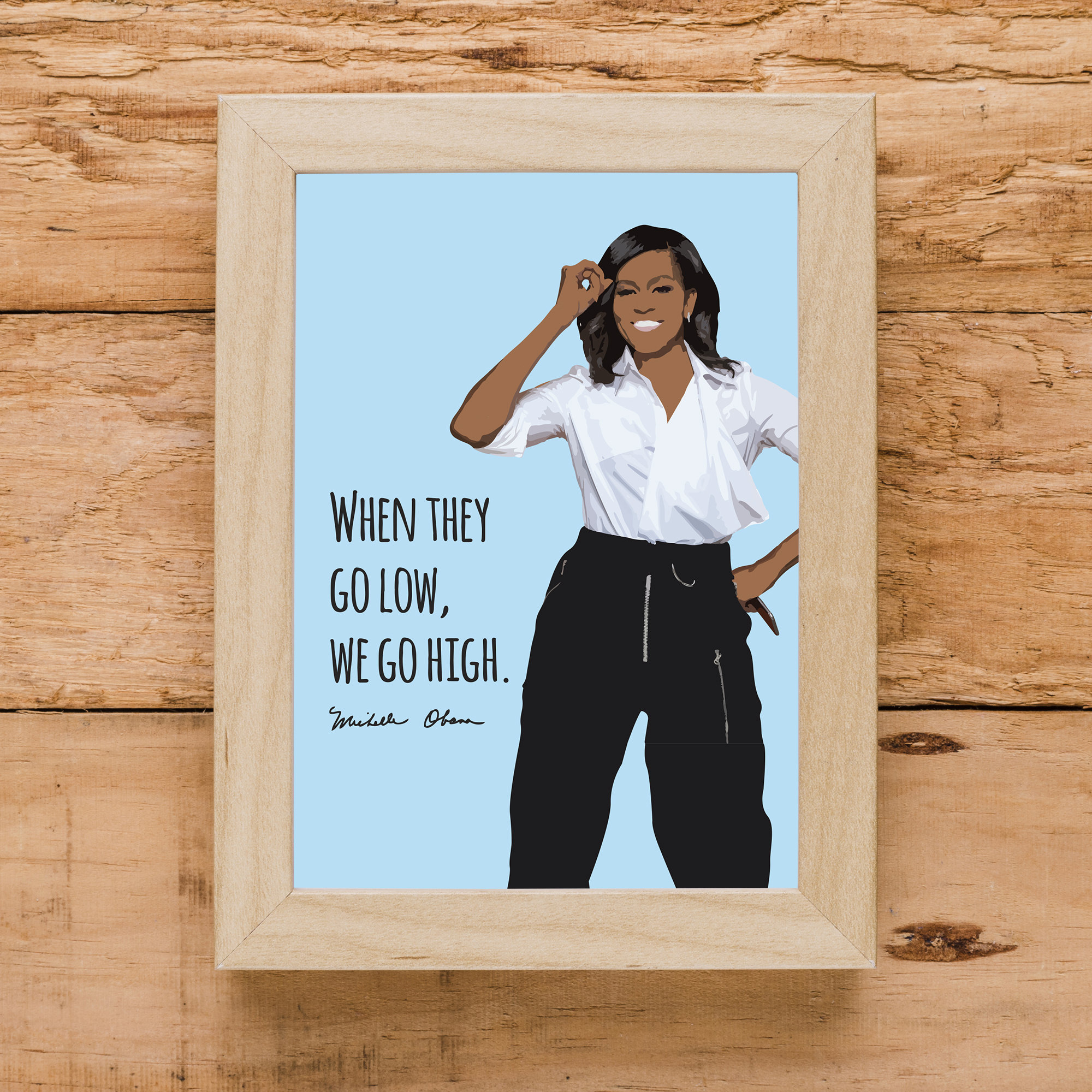 Michelle Obama | When They Go Low, We Go High | Sheroes | Quote ...
