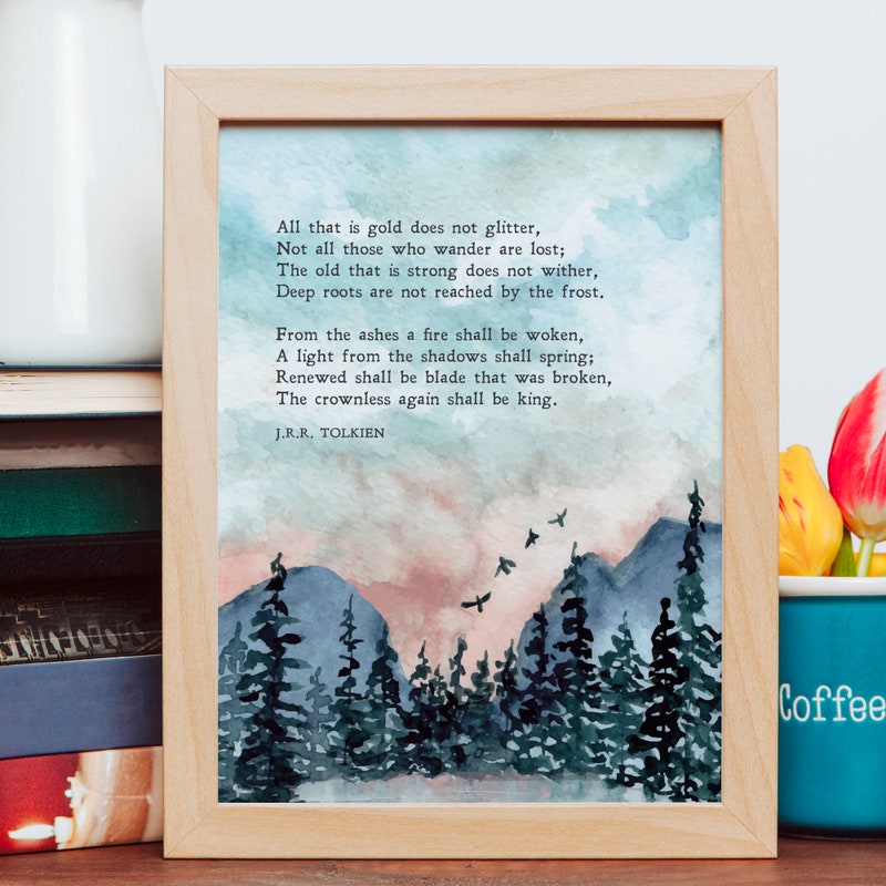 Tolkien Wall Art - Etsy