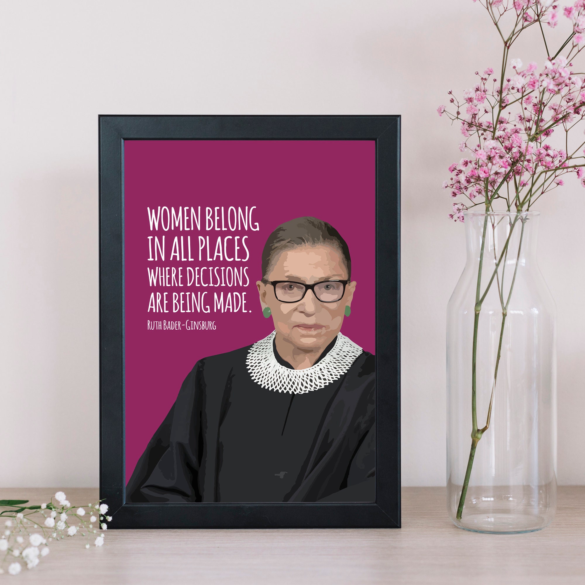 Ruth Bader Ginsburg | Notorious RBG | Women Belong V2 | Quotes ...