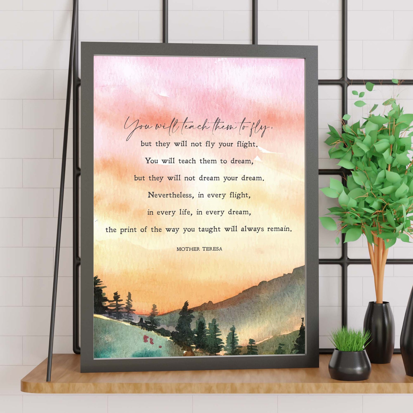 You Will Teach Them to Fly | Mother Teresa | Quote | Inspiration ...