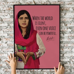Malala Yousafzai Quote | Even One Voice Can Be Powerful | Sheroes ...