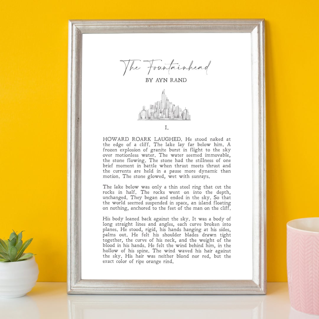 The Fountainhead | Ayn Rand | Objectivism | Quotes | Literary Gift ...