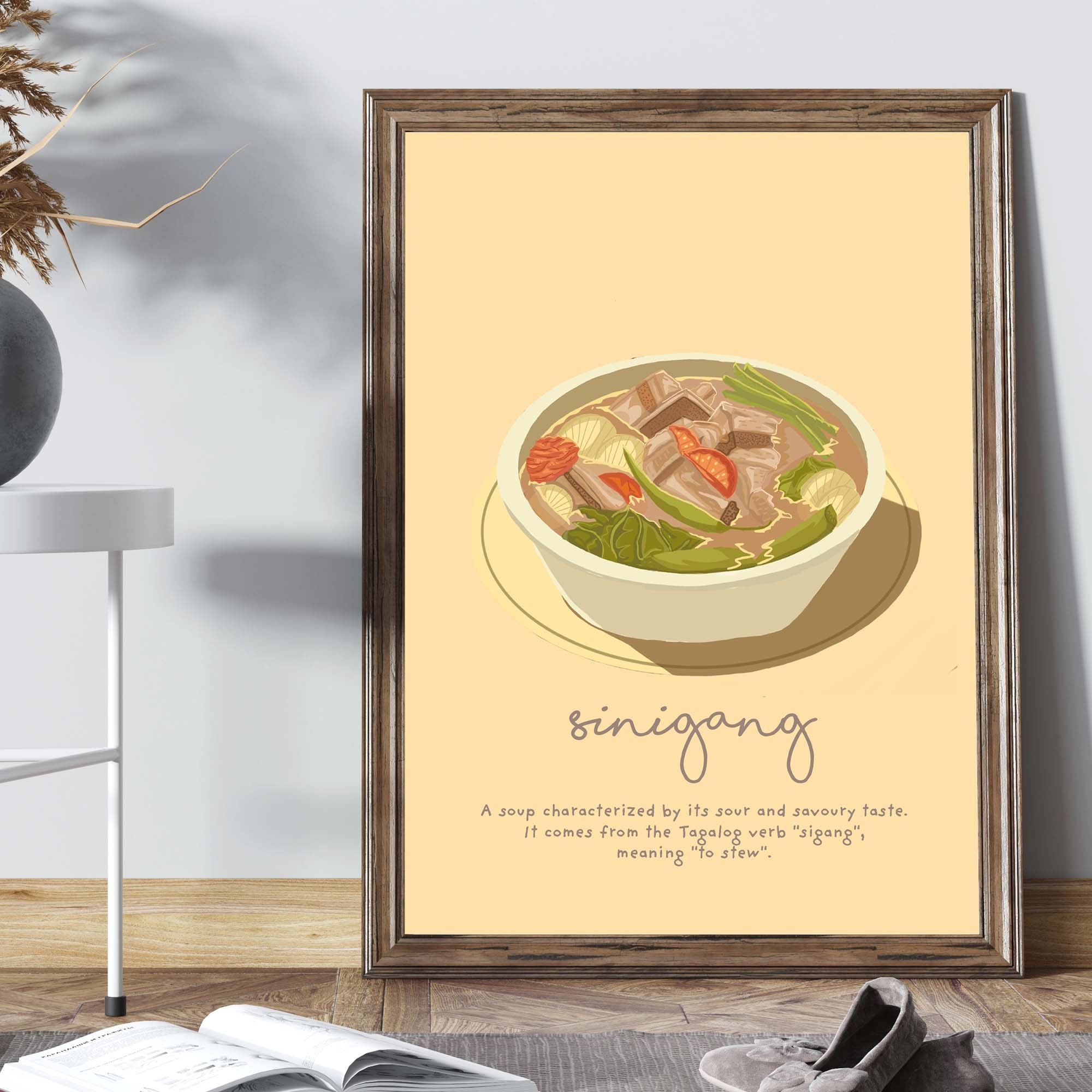 Sinigang V2 | Filipino Food Poster | Tagalog Cuisine | Soup | Kitchen ...