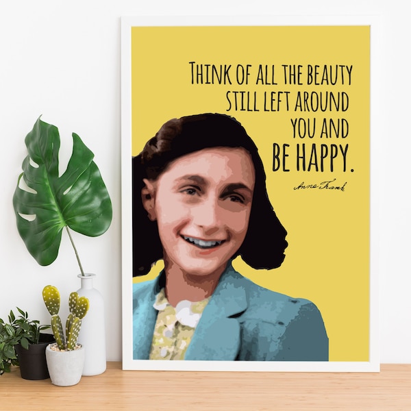 Anne Frank Wall Art - Etsy