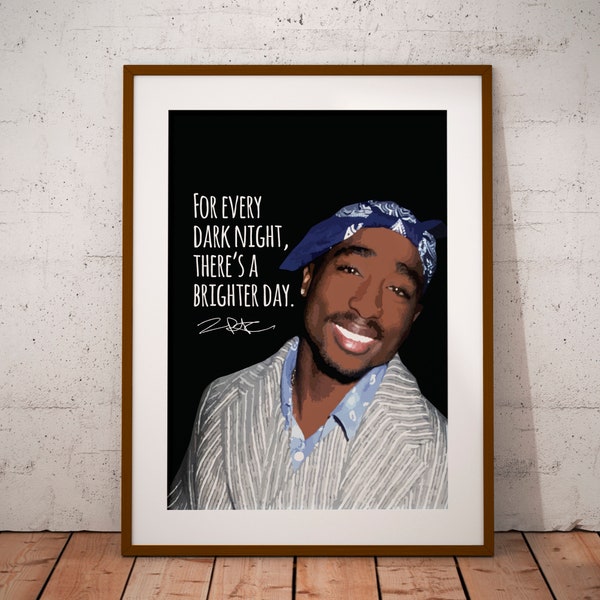 Tupac Shakur Poster - Etsy