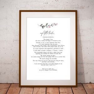 Attitude | Charles Swindoll | Life Advice | Poem | Literature ...