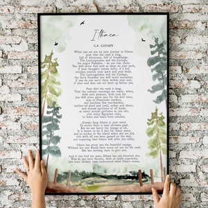 Ithaca | Constantine P. Cavafy | Poem | Life | Watercolor | Journey ...