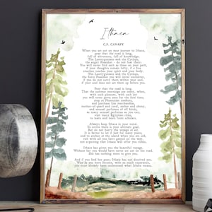 Ithaca | Constantine P. Cavafy | Poem | Life | Watercolor | Journey ...