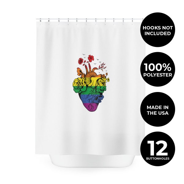 Gay Shower Curtain Etsy