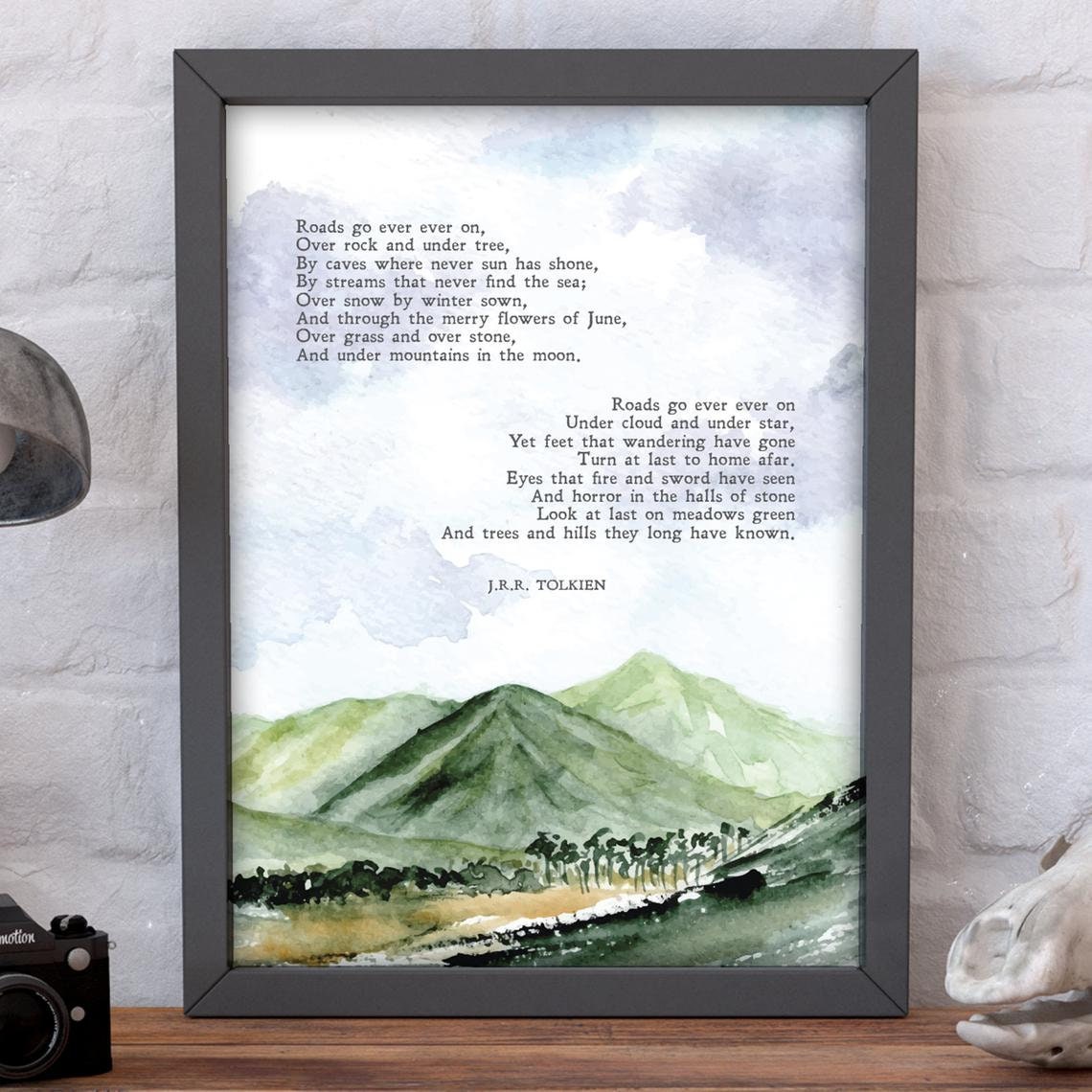 Tolkien Quote | the Road Goes Ever on | Nature | the Hobbit ...
