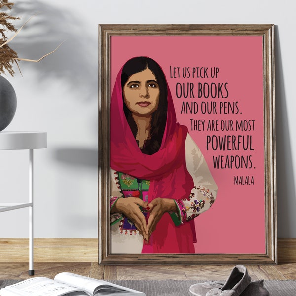Malala Yousafzai - Etsy