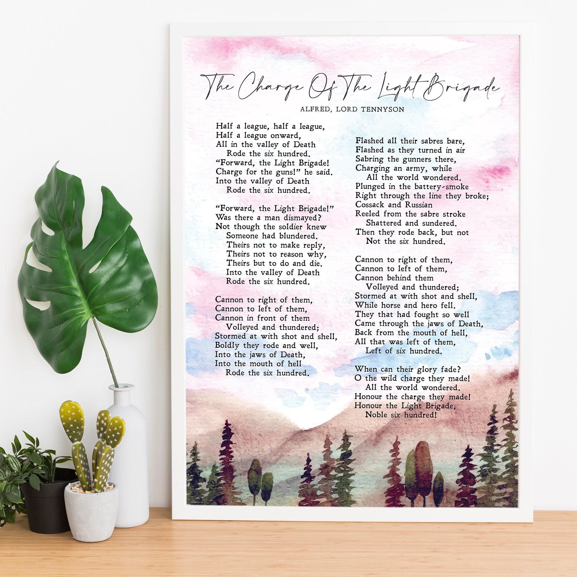 Charge Of The Light Brigade Poem Form
