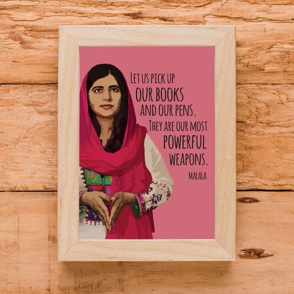 Malala Yousafzai - Etsy
