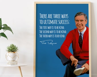 Mr Rogers Wall Art - Etsy
