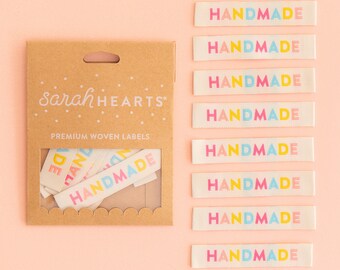 Checkerboard Multipack Labels, Sew-in Labels for Handmade Projects ...