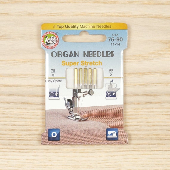 Organ Needles Super Stretch Assortment 3ea 75/11 2ea 90/14 | Etsy