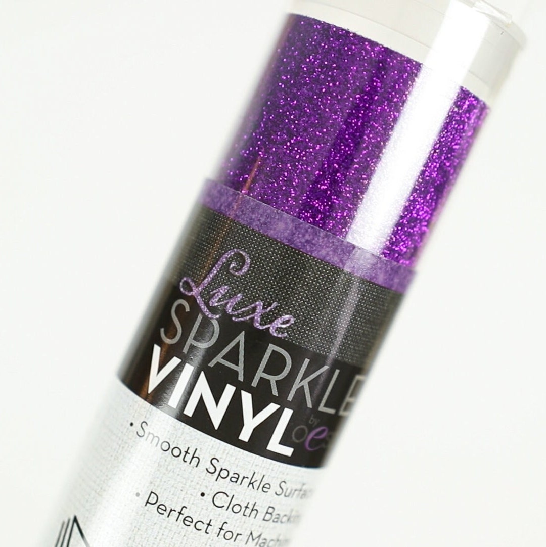 Luxe Sparkle Vinyl PURPLE for Machine Embroidery / Crafts | Machine ...