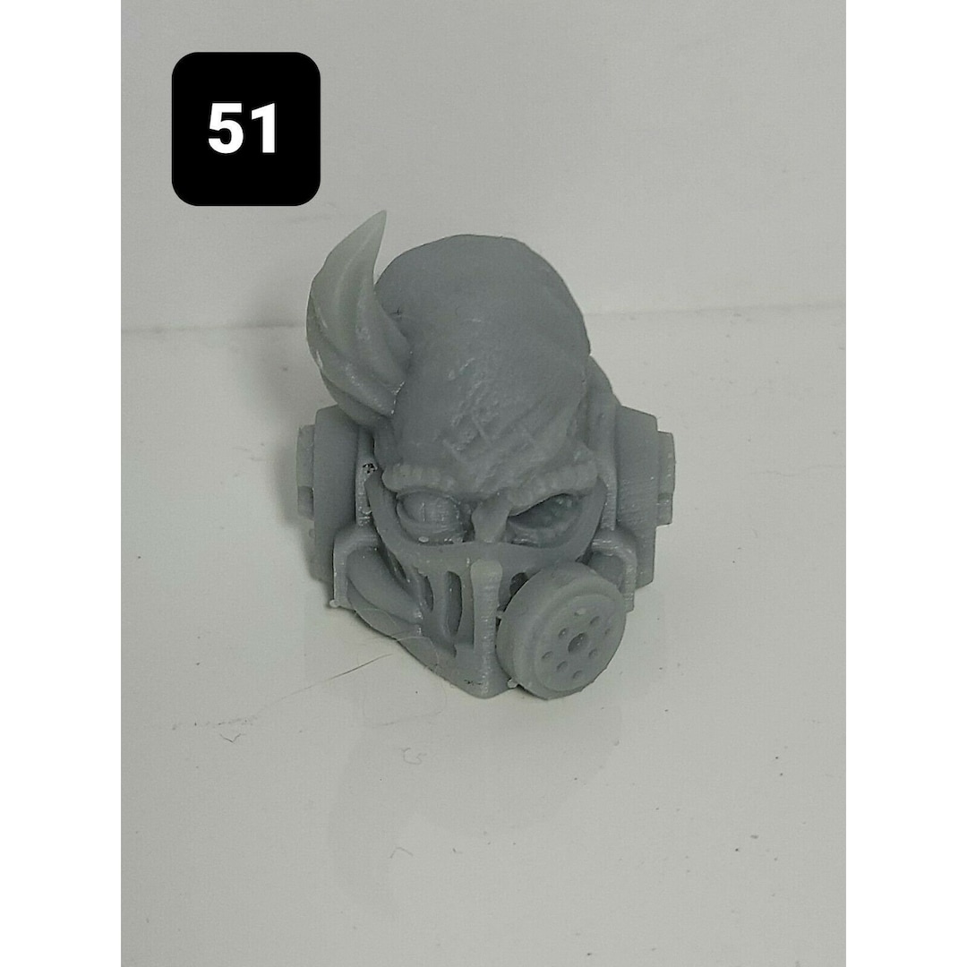 51 Death Guard Helm V3 Custom Compatible W Mcfarlane Warhammer 40k ...