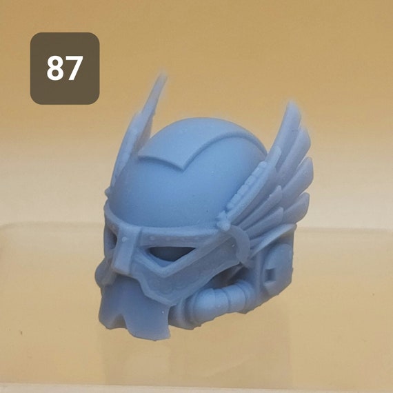 87 Space Wolf Helmet Custom Compatible W Mcfarlane Warhammer - Etsy