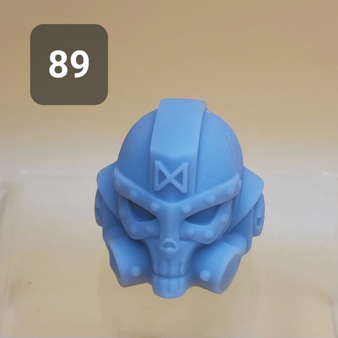 89 - Space Wolf Helmet Custom Compatible W Mcfarlane Warhammer 40k ...